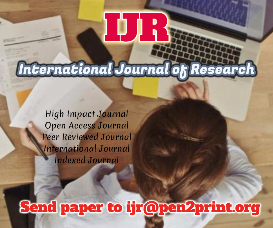 Call for papers (IJR Journal) – International Journal of Research (IJR)