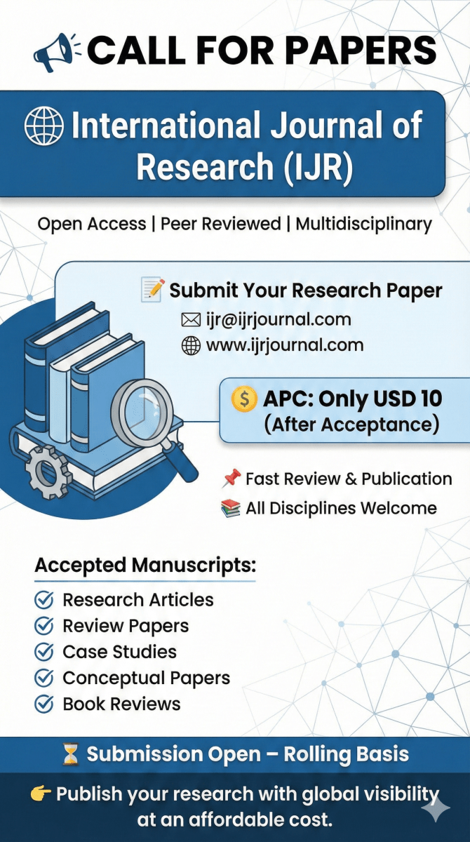 International Journal of Research (IJR) – IJR Journal is ...